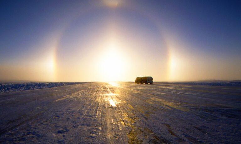 The Tibbitt to Contwoyto Winter Road, an essential transportation ...